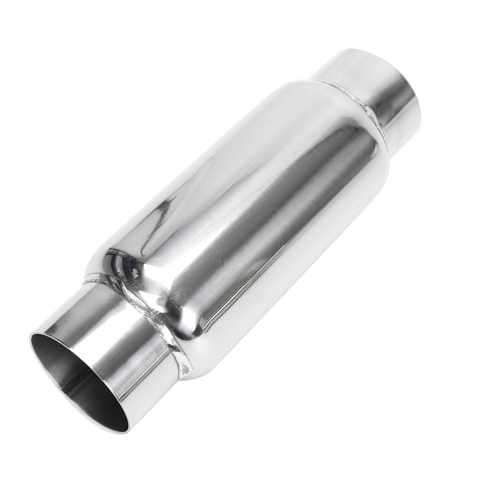 3" Inlet 3" Outlet Exhaust Muffler, Pair of 3 Inch Resonator Universal ...