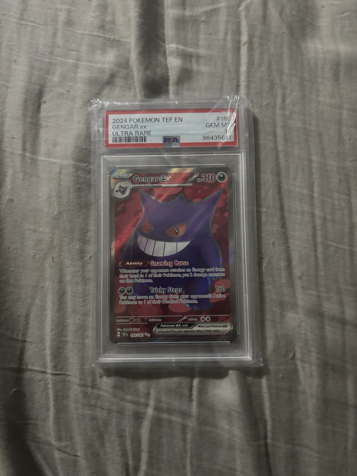 Gengar EX 2024 Scarlet & Violet: Temporal Forces #193/162 Ultra Rare ...