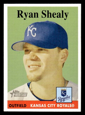 2007 Topps Heritage #391 Ryan Shealy Card Kansas City Royals | eBay