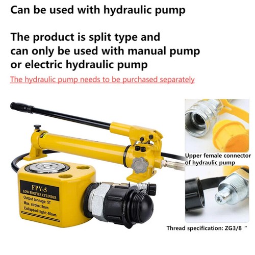 100T 21mm FPY-100 Split Detached Heavy Tonnage Hydraulic Jack Ultra ...