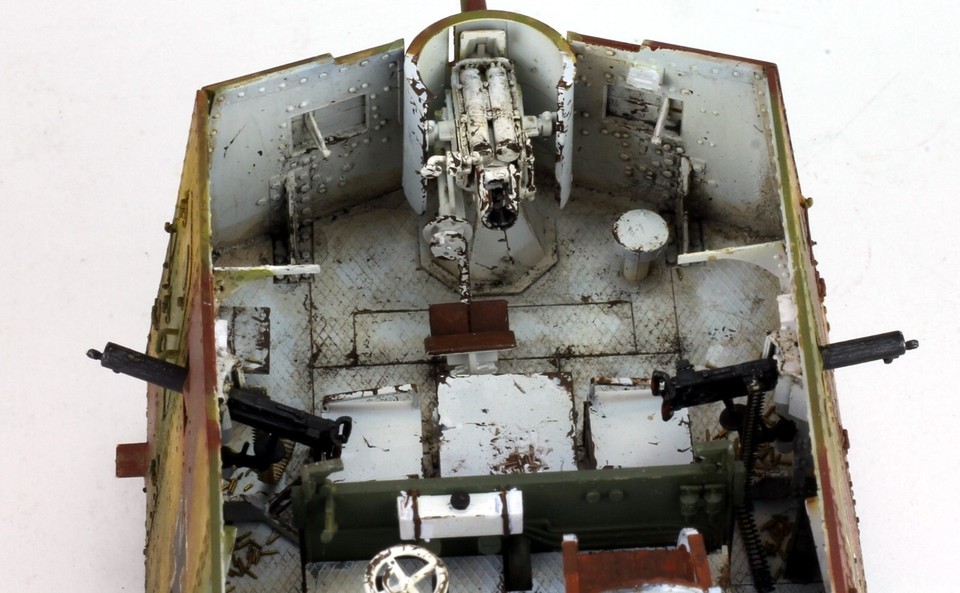 (Pre-Order) German A7V KRUPP Tank (Full Interior) WWI 1:35 Pro Built ...