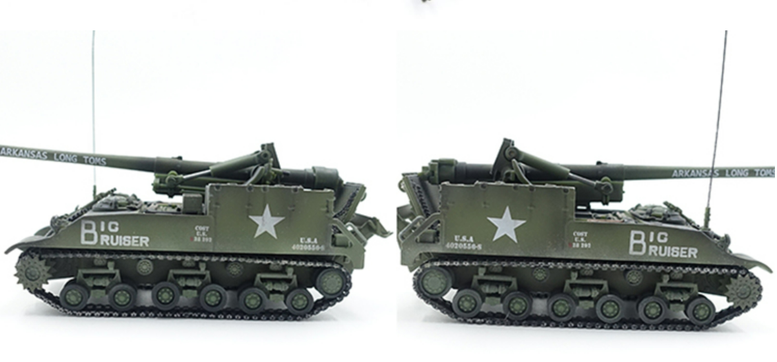 New 1:72 US Army 155mm M40 Long Tom Self-propelled Howitzer Metal Model ...