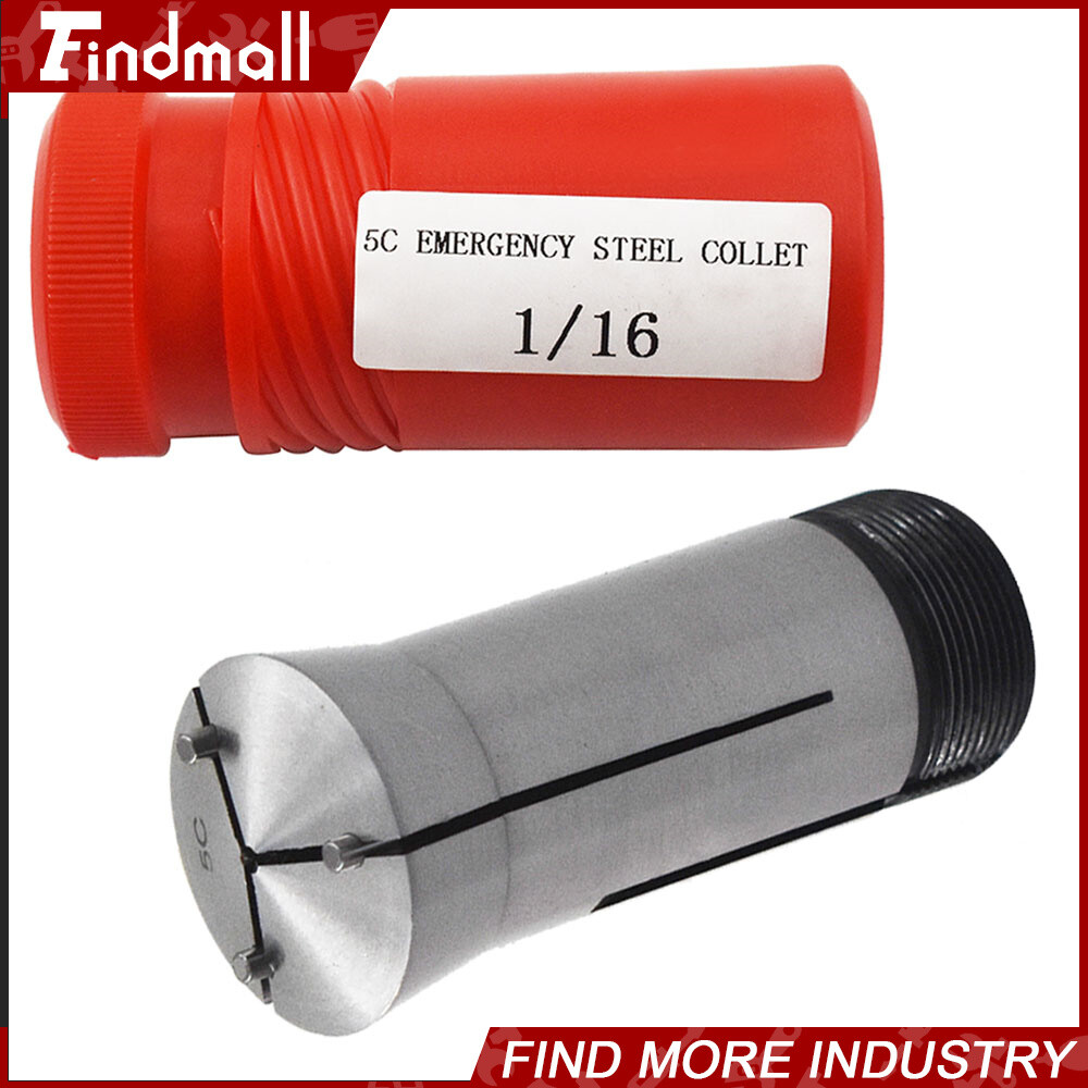 Findmall 5Pack Precision 5C Emergency Steel Collet 1/16" For Lathe ...