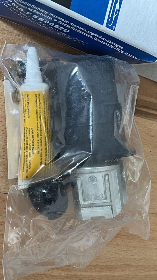 NEW GENUINE FORD TRANSIT MK4 HOOD LOCK CYLINDER KIT OEM 2409600 BK21 ...