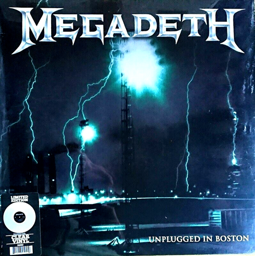 MEGADETH Unplugged in Boston ~ CLEAR VINYL ~ Limited Edition US ~ NEW ...