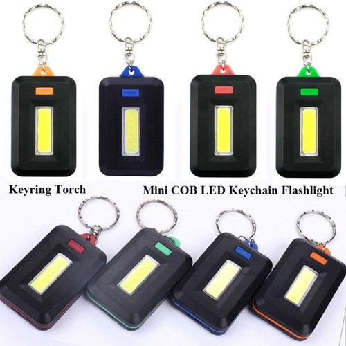 COB LED Keychain Flashlight Key Chain Portable Mini Light ...