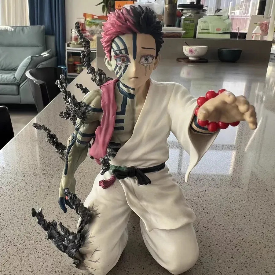 Akaza Hakuji Upper Moon 3 Demon Slayer Anime Figure PVC 5.1 in [Boxed ...