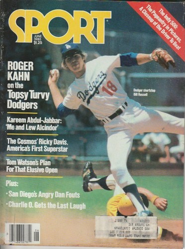 Sport Dodger Shortstop Bill Russell June 1980 KL1479 | eBay