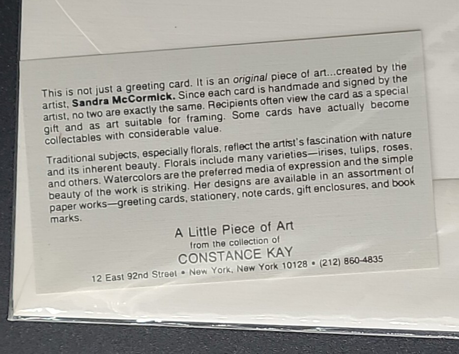 Constance Kay - A Little Piece Of Art- Sandra McCormick | eBay