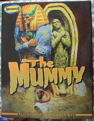 MOEBIUS THE MUMMY 1/8 SCALE MODEL KIT/OOP/NEW In OPEN BOX/COMPLETE | eBay