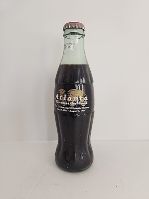 Olympic Coke Bottle - 1996 Atlanta Welcomes the World - Summer Olympics ...