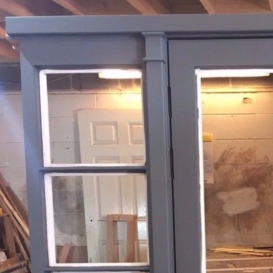 Solid Hardwood Front Door with Sidelights and Raised and Field Panels ...