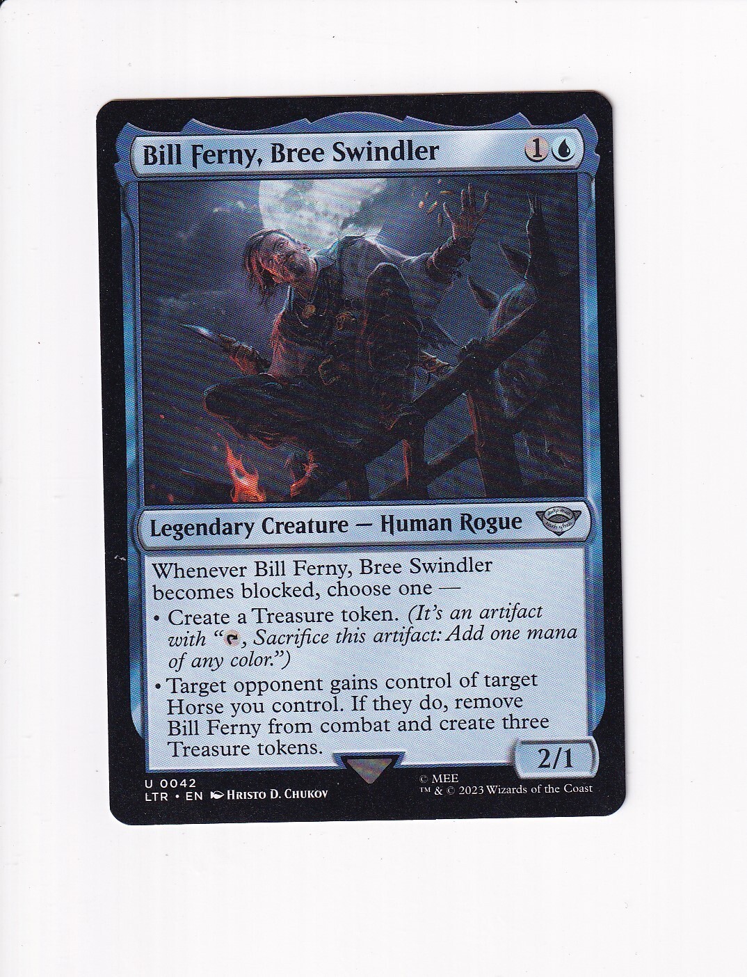 2023 MAGIC THE GATHERING LORD OF THE RINGS BILL FERNY, BREE SWINDLER ...