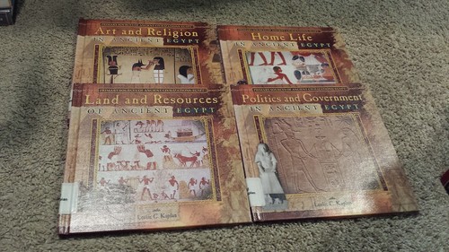 Primary Sources of Ancient Civilizations: Egypt - 4 Book Lot - Art ...