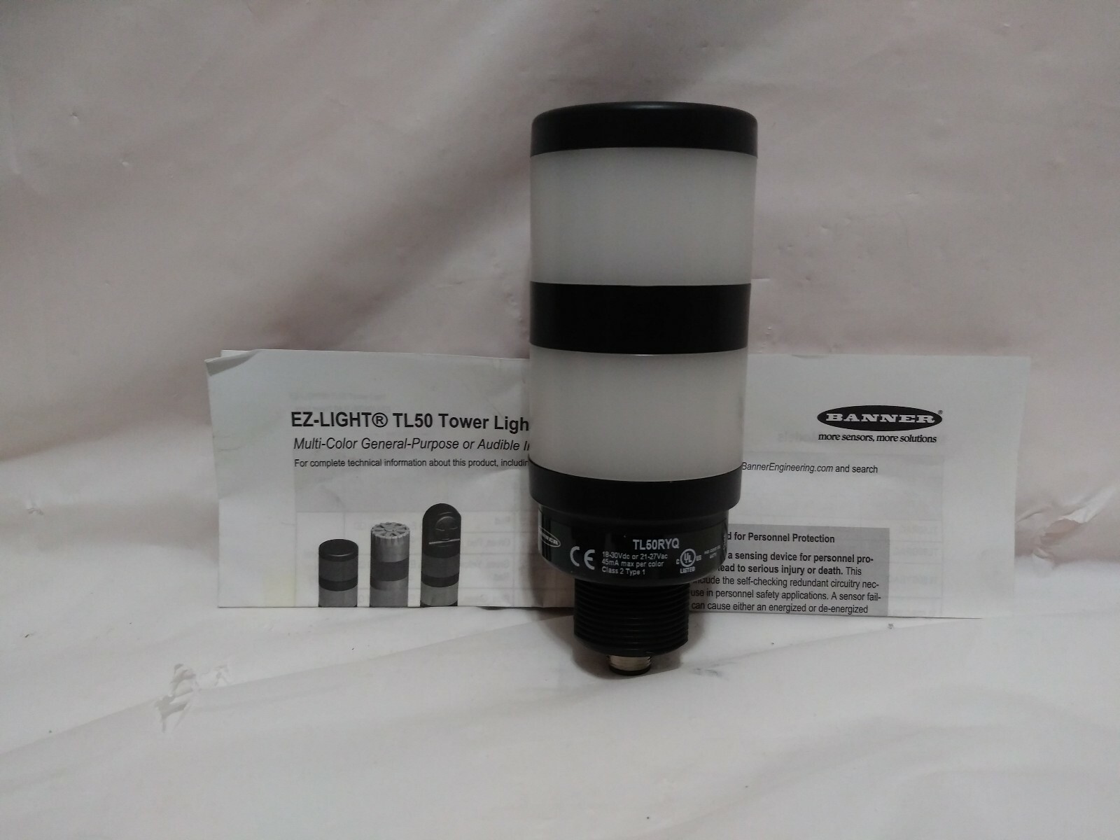 Banner Ez-Light Tl50 Tower Light TL50RYQ 2 TIER | eBay