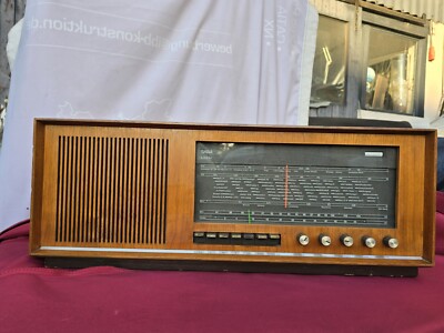 Saba Lindau MOD LI16 Radio Röhrenradio Echtes Nussbam Furniert Vintage ...