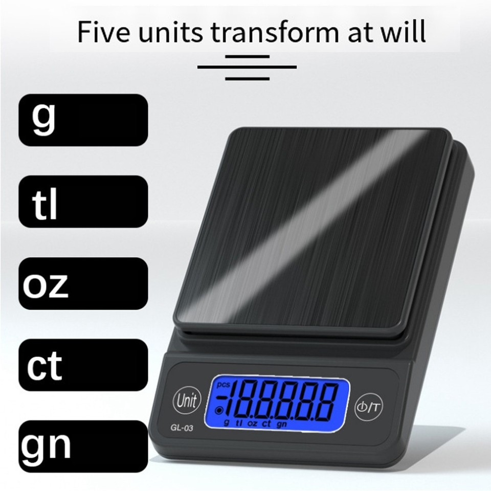 High Scales Jewelry Scale 200G/0.01G Digital Scales Weight Balance7568 ...