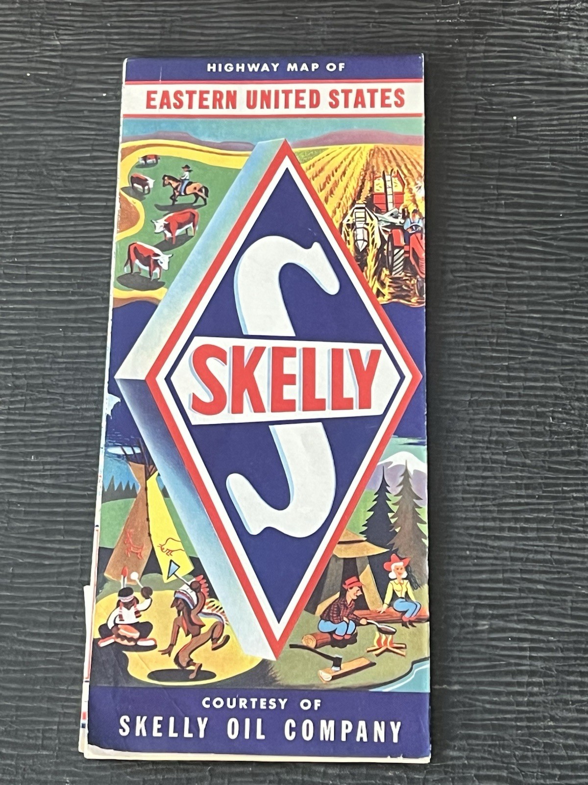 Vintage Skelly Oil Highway Map – Eastern United States – Mid-Century ...