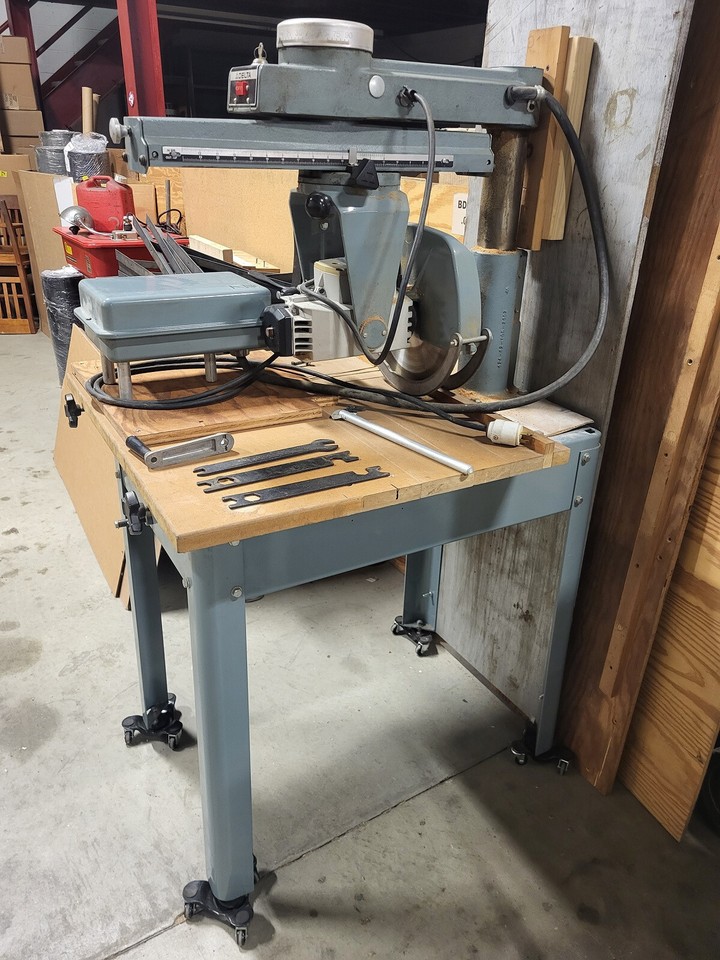 12" Delta Radial Arm Saw, 120/230 volts, 1 phase, Supports | eBay