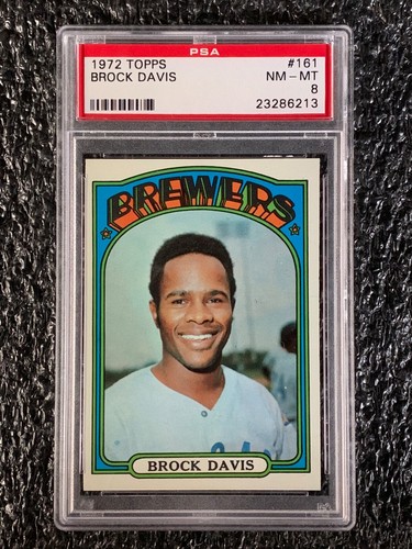 1972 Topps Baseball #161 Brock Davis PSA 8 | eBay