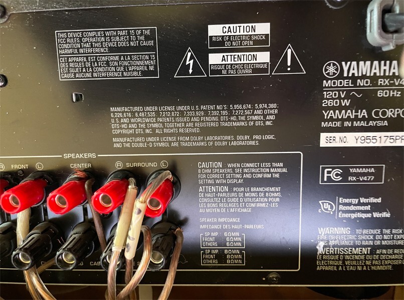 Yamaha RX-V477 Receiver working in great condition | eBay