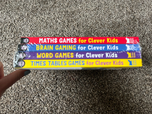 Maths Games Brain Gaming Word Games Times Tables Games 4x Books for ...