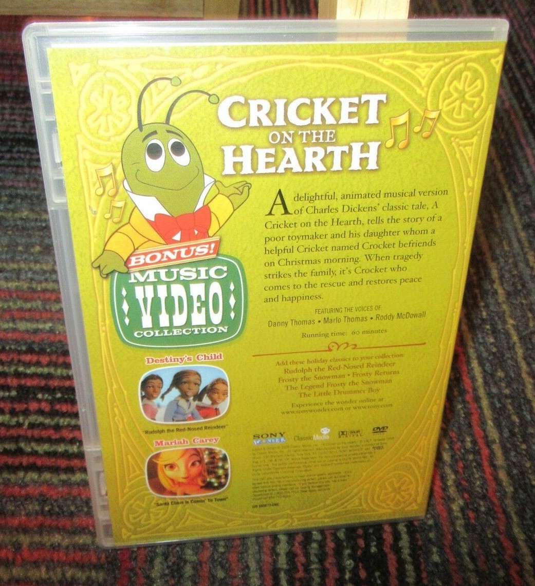 CRICKET ON THE HEARTH - ORIGINAL TV CLASSIC ANIMATED DVD, DANNY, MARLO ...