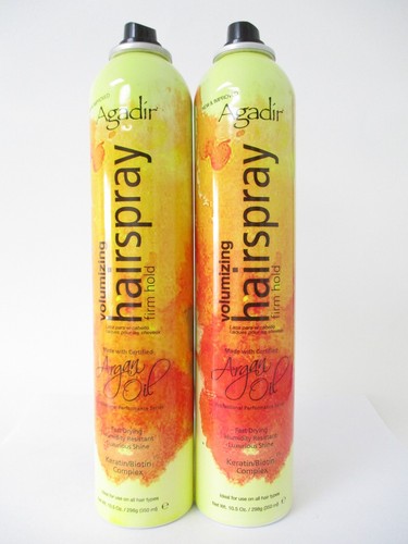 Agadir Argan Oil Volumizing Hair Spray 10.5 fl oz (Pack of 2 ...