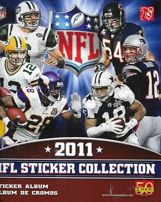 Panini NFL Football Album Collection Contains 10 Starter Unused ...