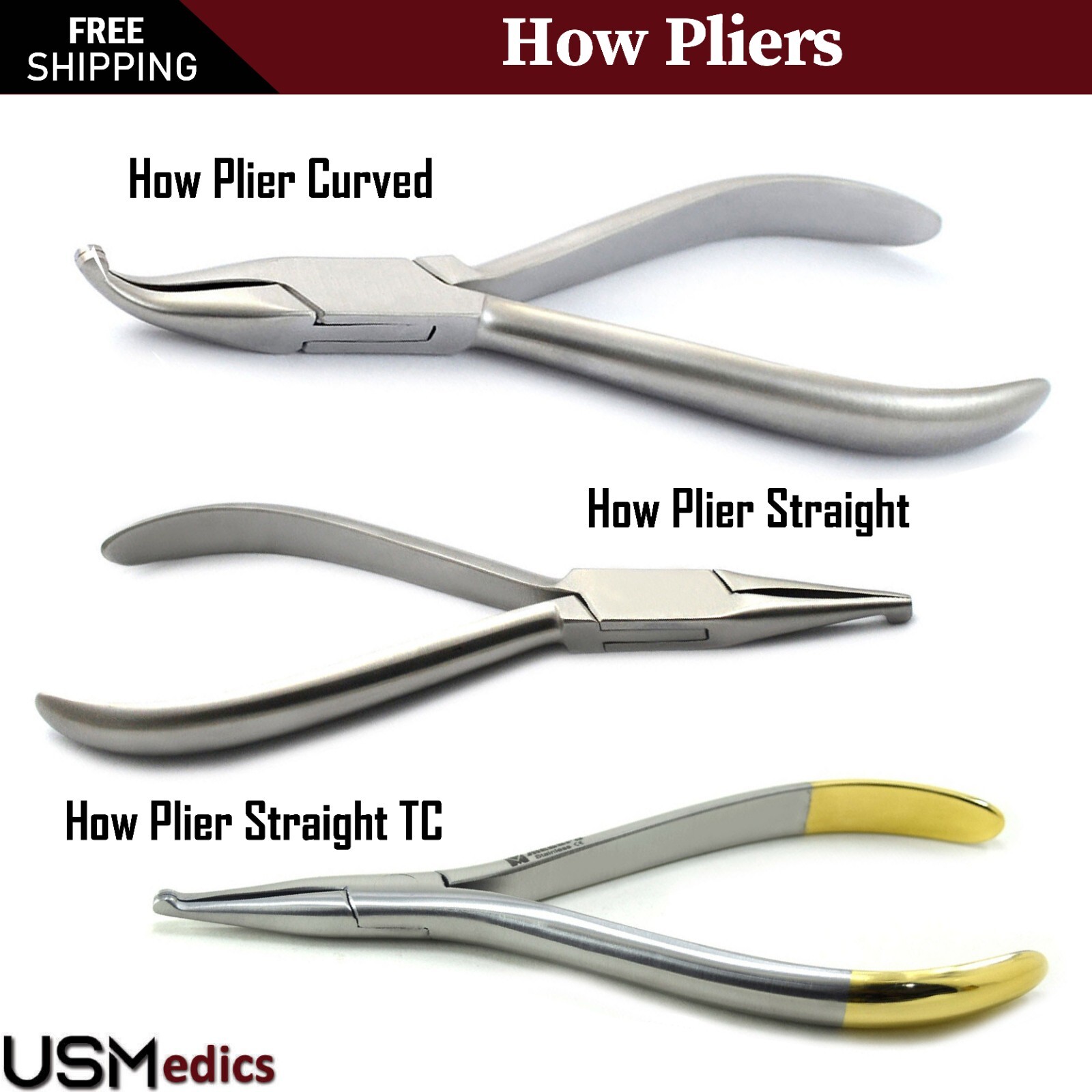 Dental Lab Pliers Wire Bending Loop Forming Placing How Pliers NEW ...