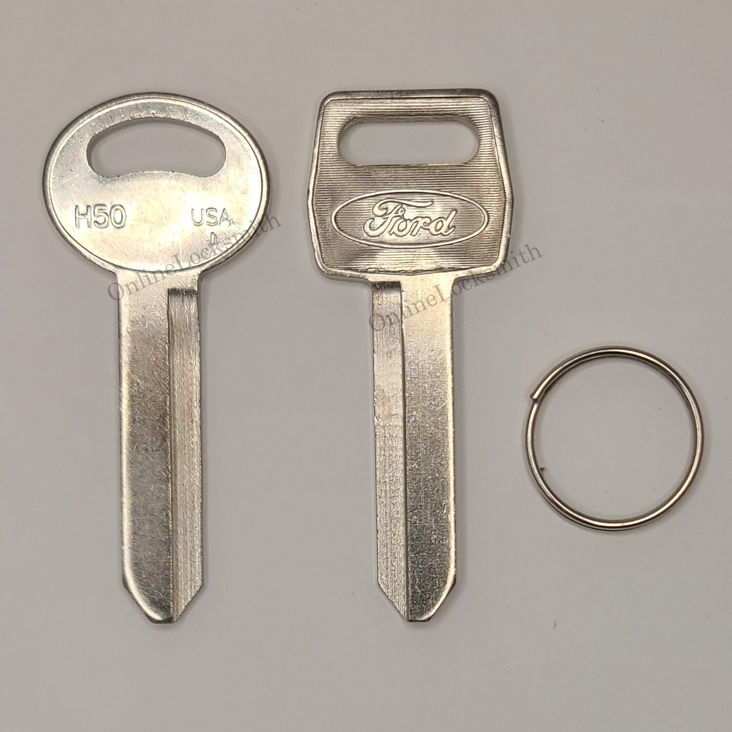 New Blank Key Set H50 & H51 For Ford Lincoln Mercury Vehicles with Ford ...