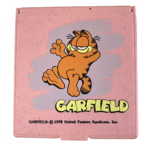 Garfield Vintage Flip Up Mirror 1978 Very (RARE) | eBay Australia