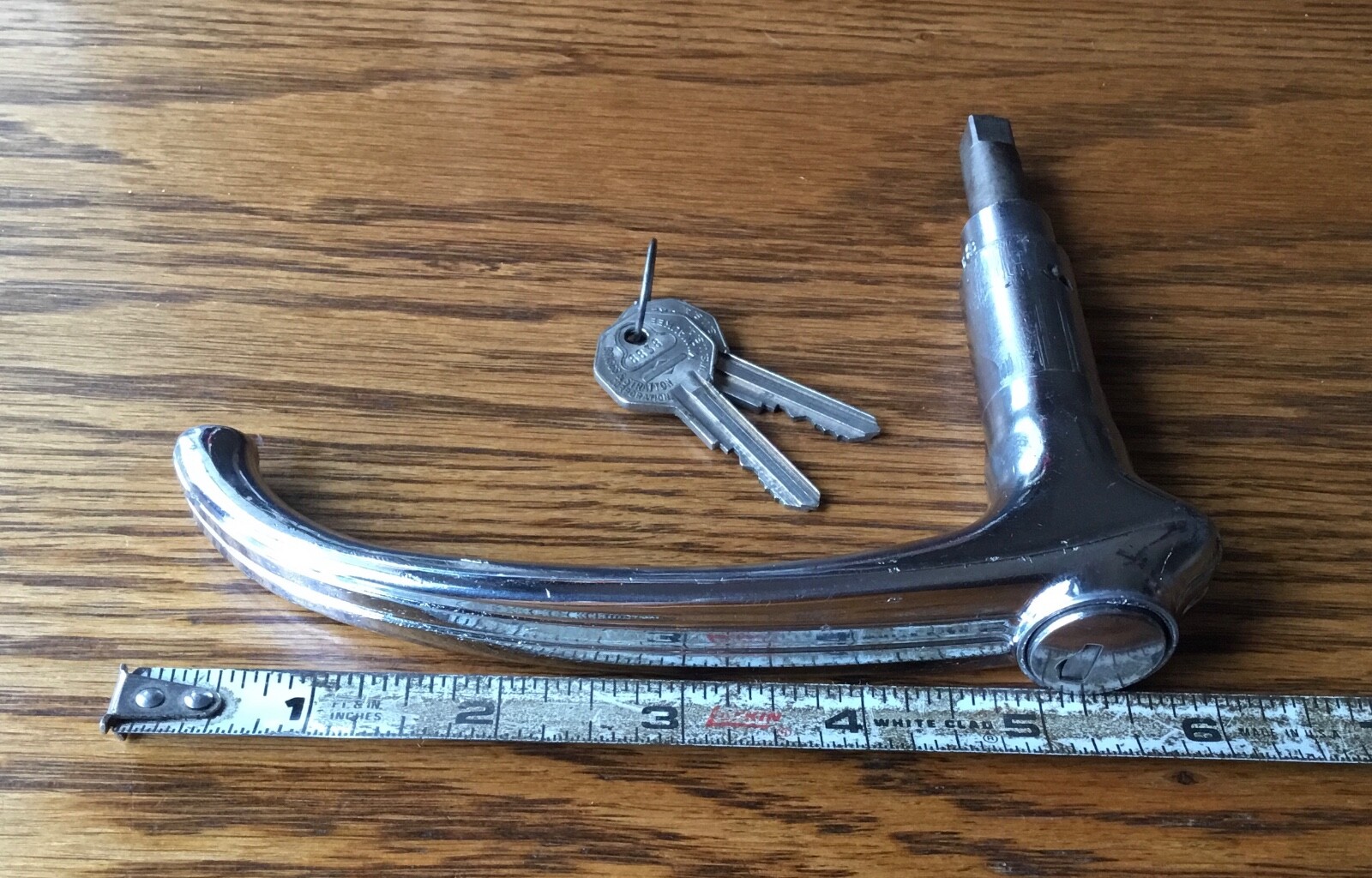 1939~1946 GMC Chevrolet DOOR HANDLE w/KEYS vtg 1930s 1940s GM NOS ...