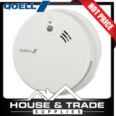 Quell Smoke Alarm Photoelectric 240v With 9v Battery Backup Q2300 ...