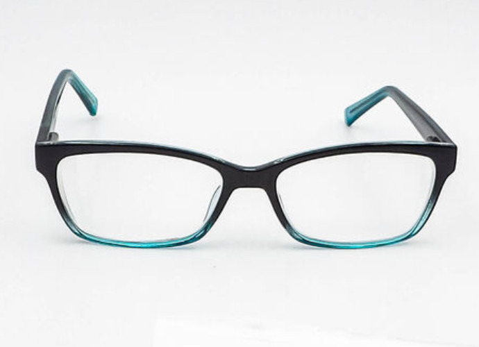 Modern Optical Mellow Black Blue Fade Eyeglasses Frames 52-17-145 | eBay