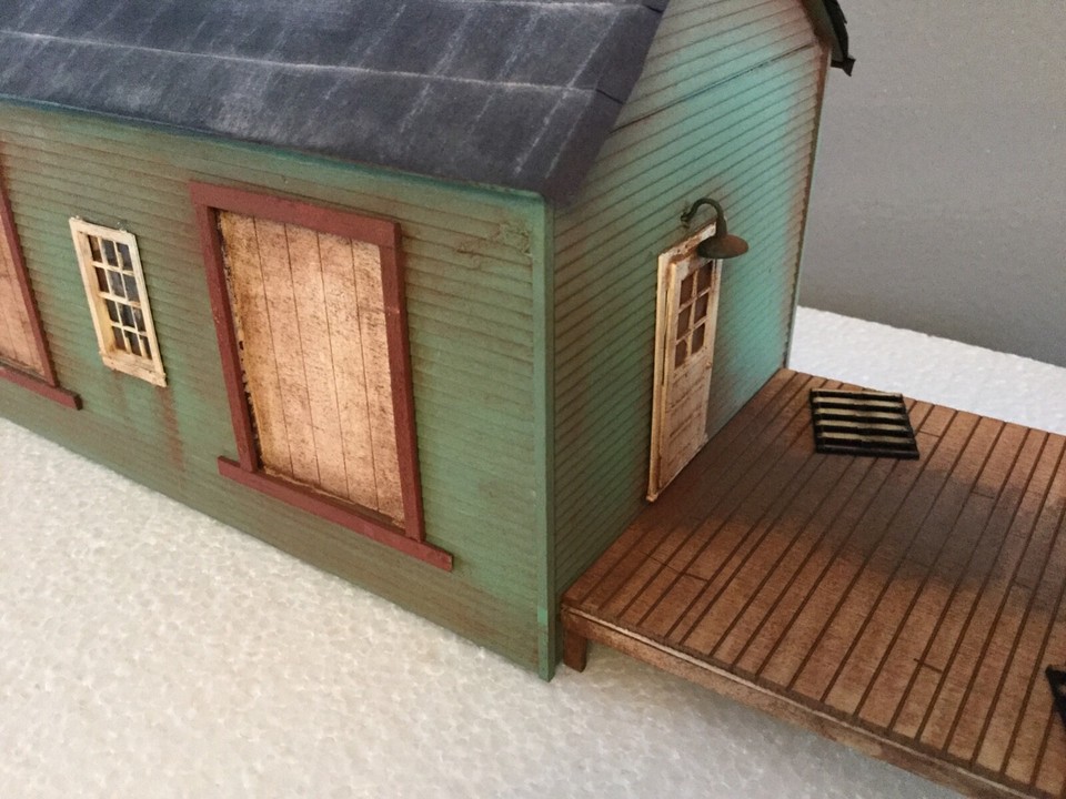 HO Scale Freight House Structure Kit Laser Cut | eBay