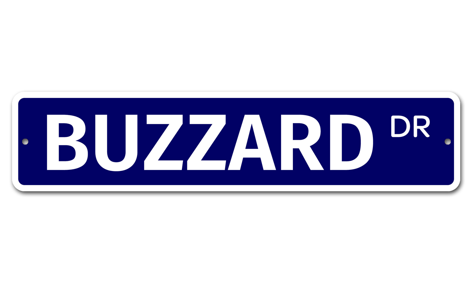 5493 SS Buzzard 4" x 18" Novelty Street Sign Aluminum | eBay