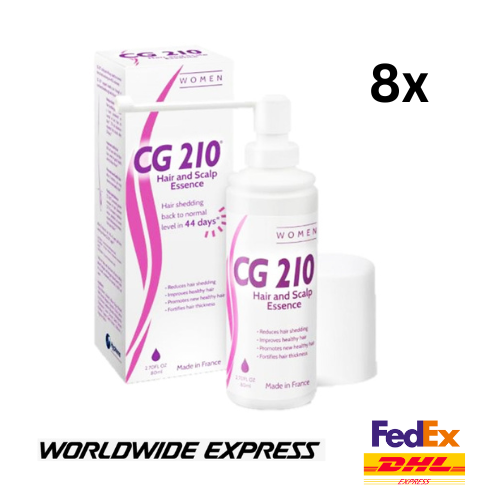 8x CG210 Anti Hair Loss Treatment Scalp Essence 80ml for Women ...