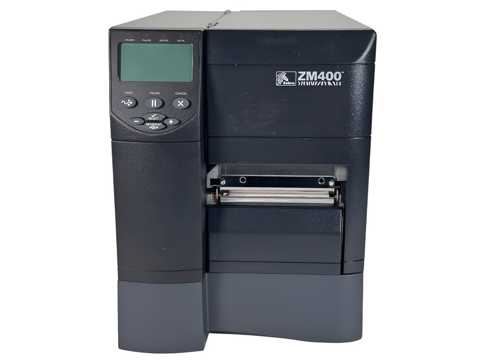 Zebra ZM400 Thermal Transfer Label Printer Ethernet USB Serial FULLY ...