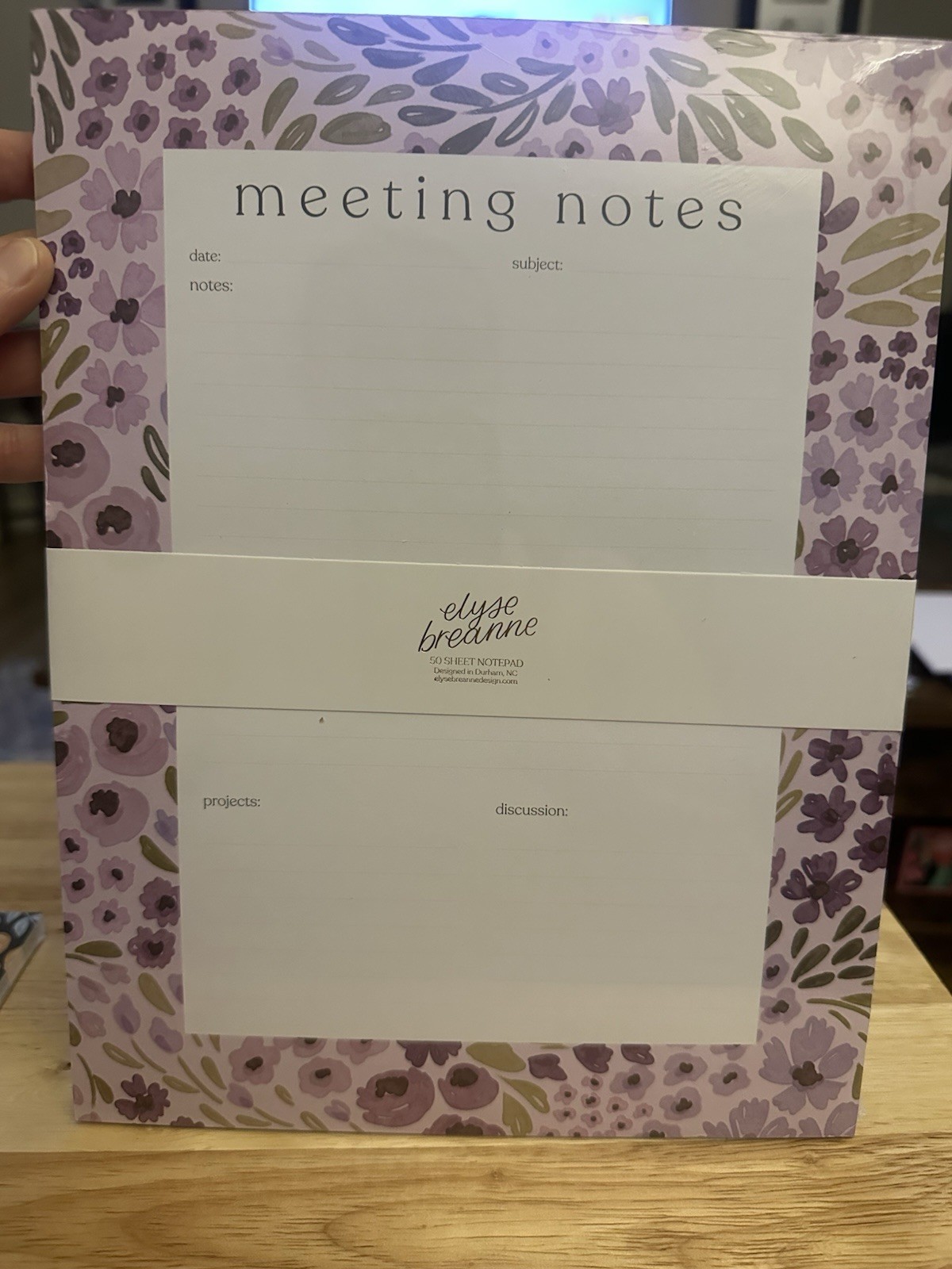 Meeting Notes Notepad By Elyse Breanne Designs | eBay