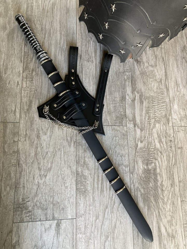 Blade Movie Medieval Sword Of The Daywalker With Genuine Leather Sword ...