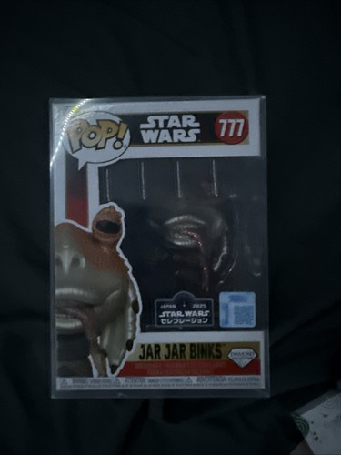 Funko Pop! Jar Jar Binks 777 Diamond Collection Star Wars Celebration ...