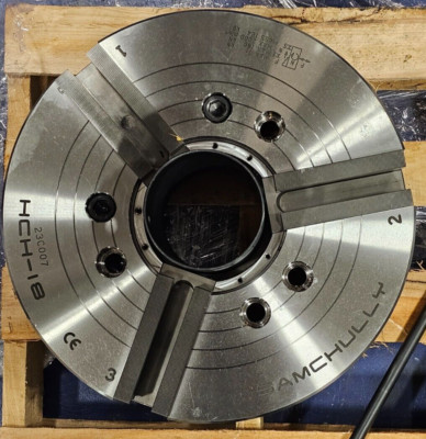 SAMCHULLY, HCH-18 A2-11, 18" POWER CHUCK, DRAW TUBE AND SLEEVE FRT010 ...