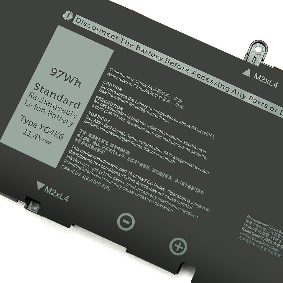 XG4K6 Battery For Dell XPS 17 9700 9710 9720 9730 Precision 5750 5760 ...