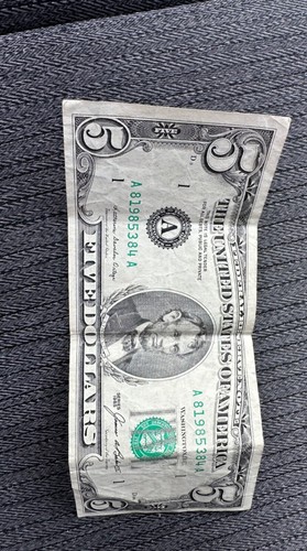 Vintage 1985 5 dollar bill | eBay