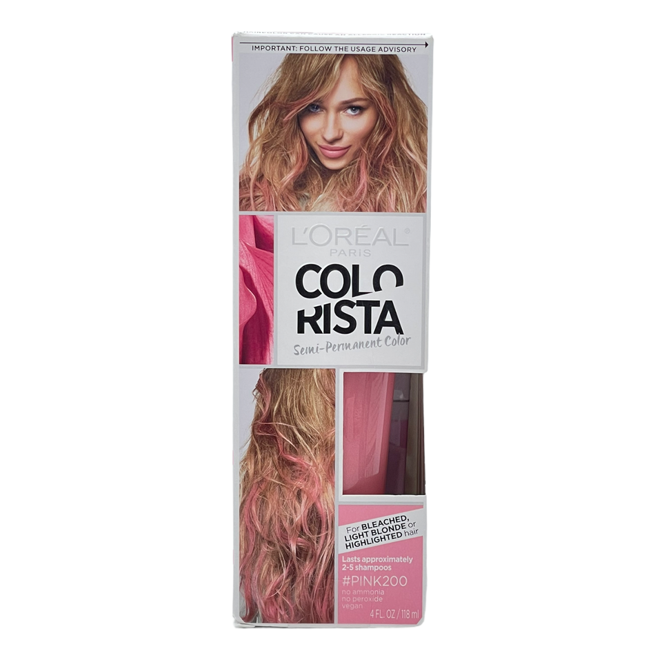 L'Oreal Colorista Bleach All Over Pink Purple Teal Semi & Permanet Hair ...