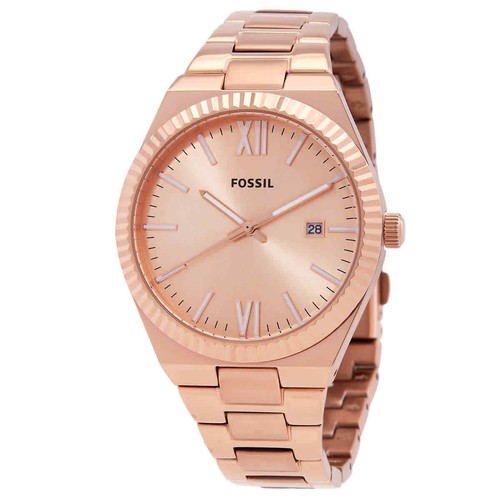 Fossil Scarlette Quartz Rose Gold Dial Ladies Watch ES5258 | eBay