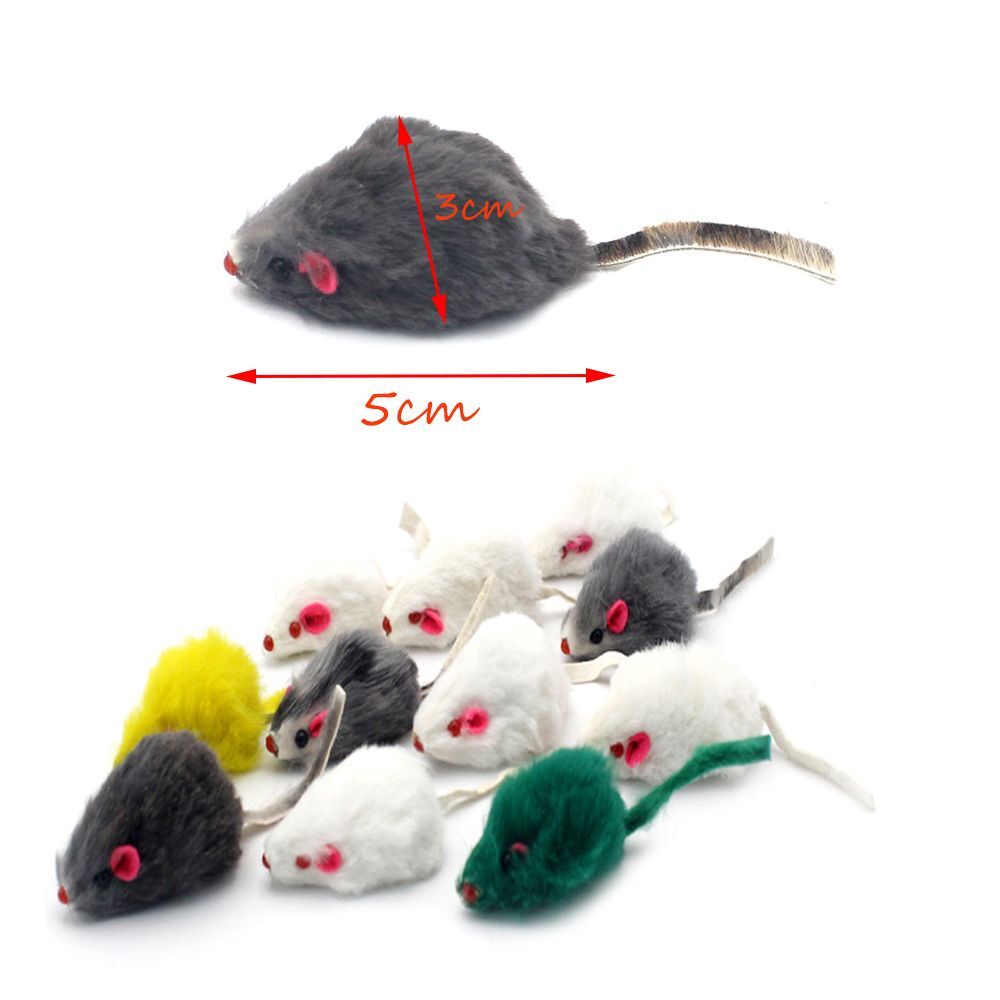 Cute Funny Pet Supplies Squeak Noise Fake Mouse Cat Play Toys ...