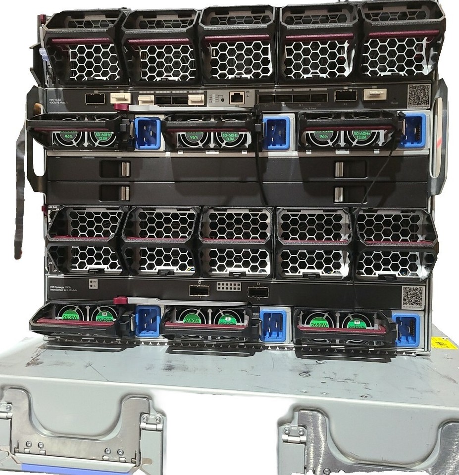 Synergy 12000 Frame Chassis w/10x Fans & 6x 2650W PSU HPE 797740-B21 | eBay