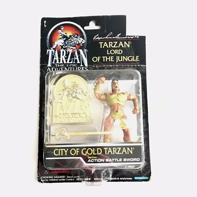 Vintage City of Gold Tarzan Lord of the Jungle Action Figure | eBay